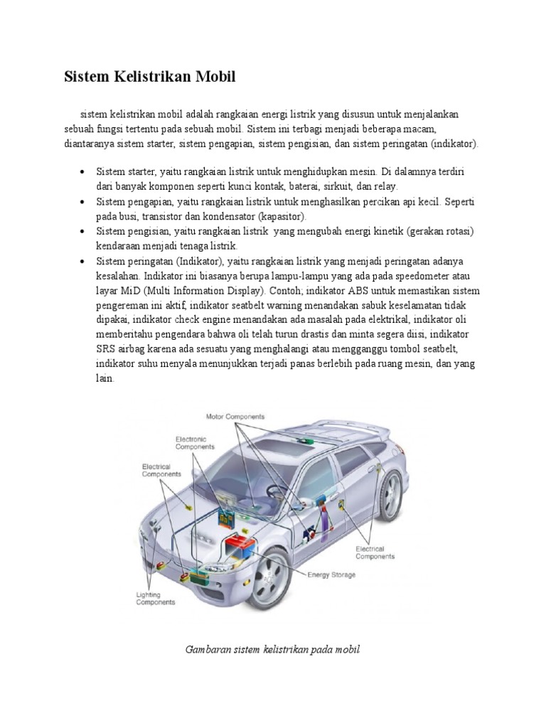 Sistem Kelistrikan Mobil 2 | PDF
