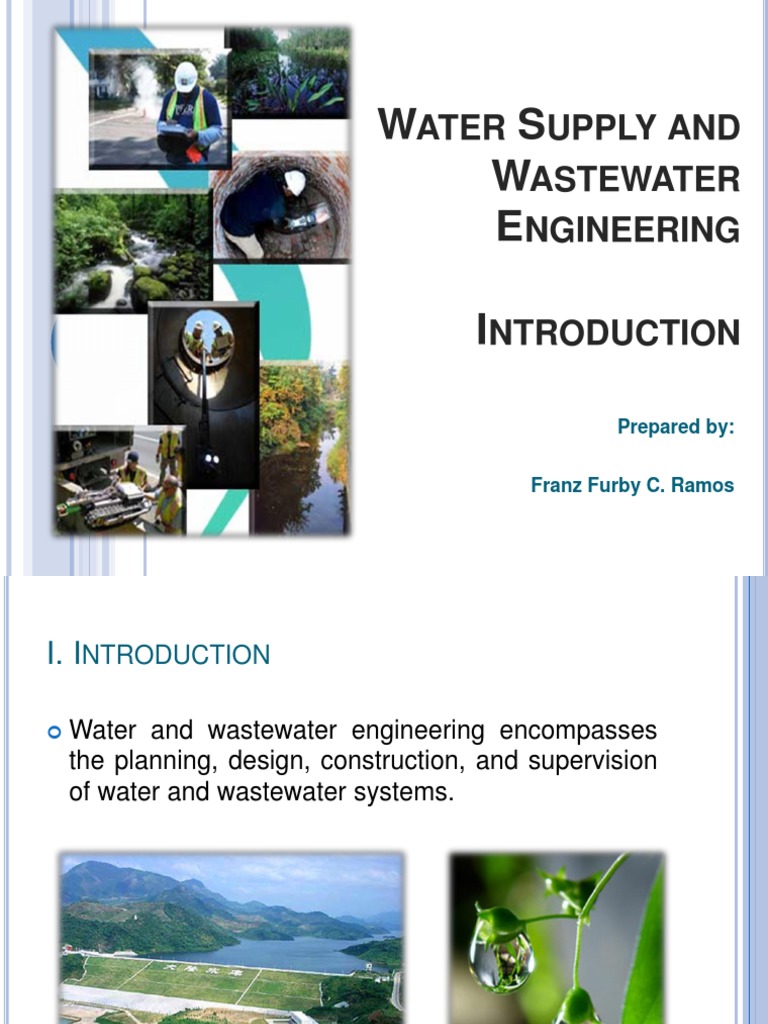 Water and Wastewater Engineering: An Introduction to Water Supply ...