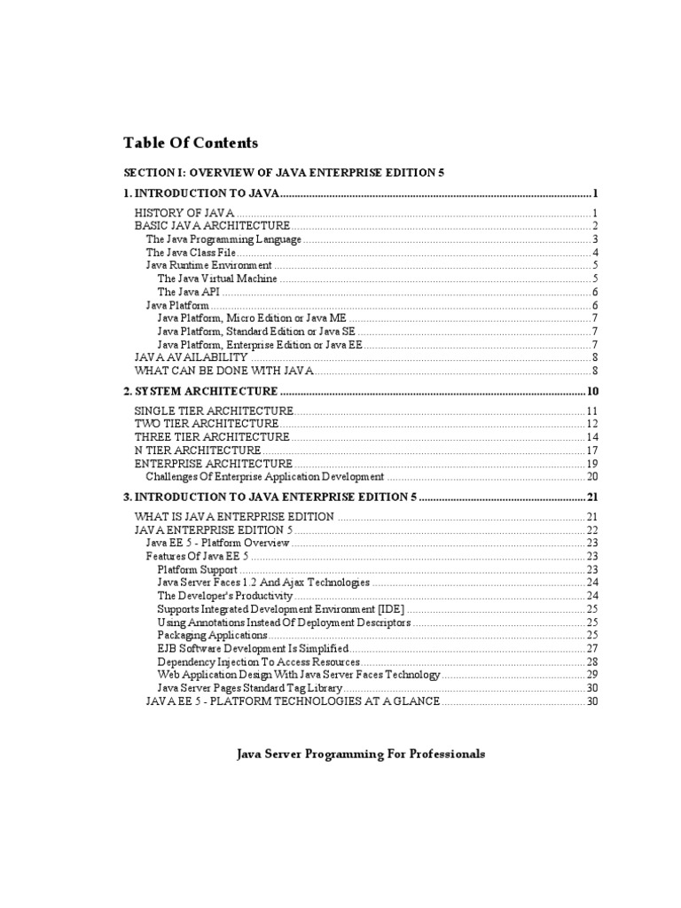 Java Server Programming For Professionals | PDF | Java Server Pages ...