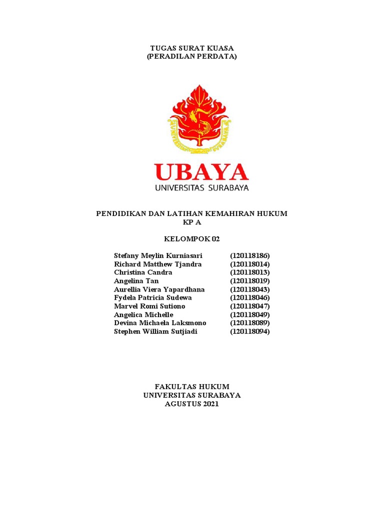 Surat Kuasa Richard Tjandra | PDF | Politik