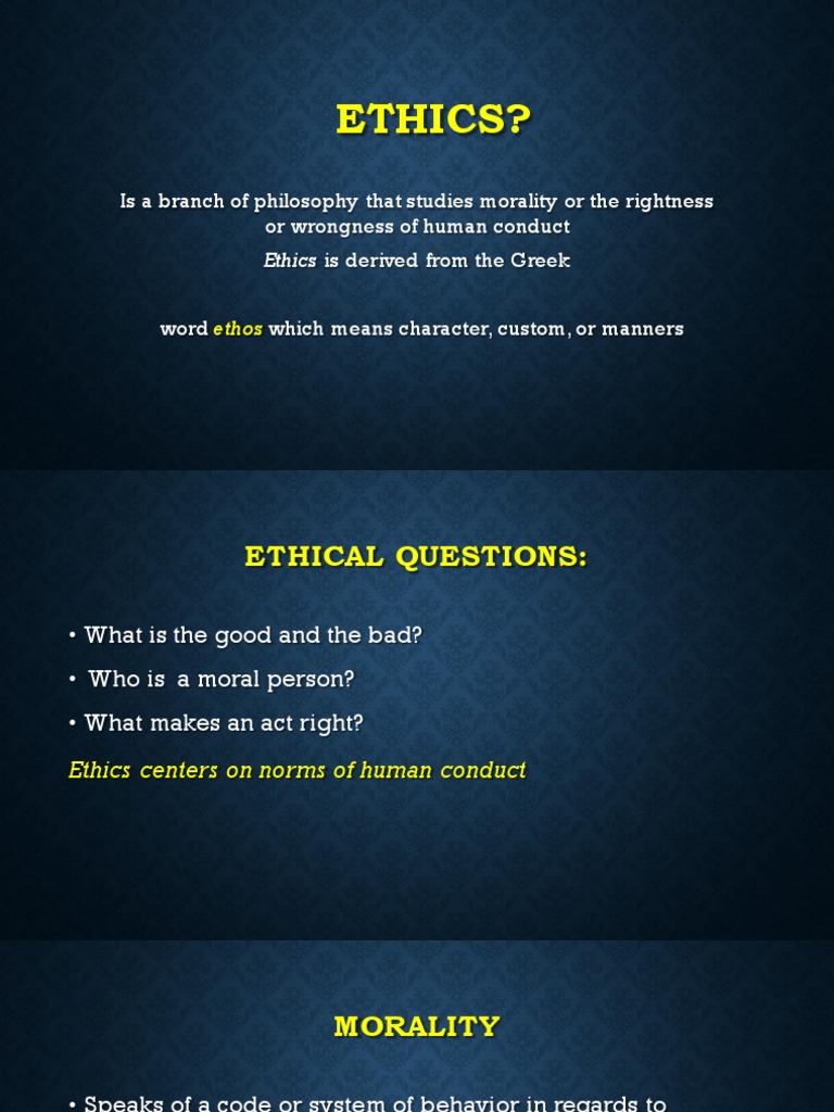 Ethics (Merged) | PDF | Morality | Relativism