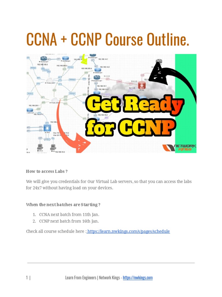 Ccna Ccnp Outline 1610048171 Pdf Computer Network Network Layer Protocols