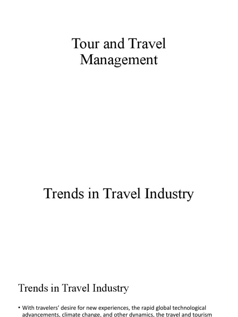 Week 14 - Tour Travel Management | PDF | Tourism | Sustainability