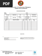 Official PRF Editable Template | PDF