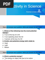 Kinetic Energy Practice Questions Answer Key | PDF | Kinetic Energy | Mass