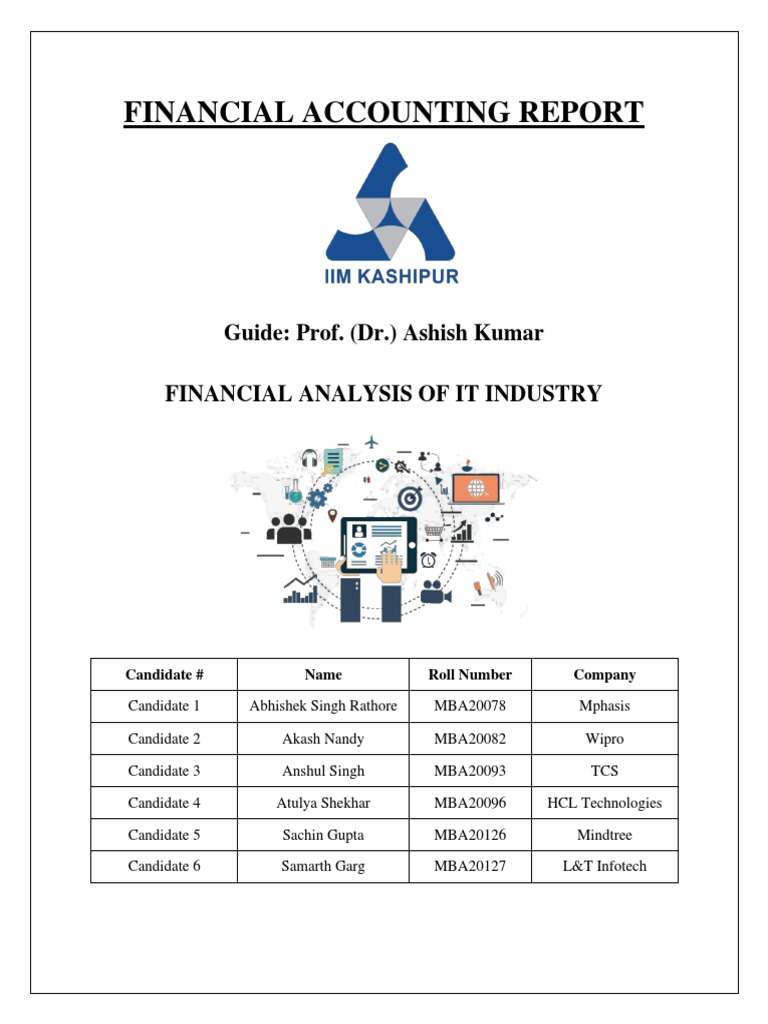 Financial Accounting Report: Guide: Prof. (DR.) Ashish Kumar Financial ...