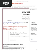 45 Logistics Interview Questions and Answers | PDF | Logistics | Business