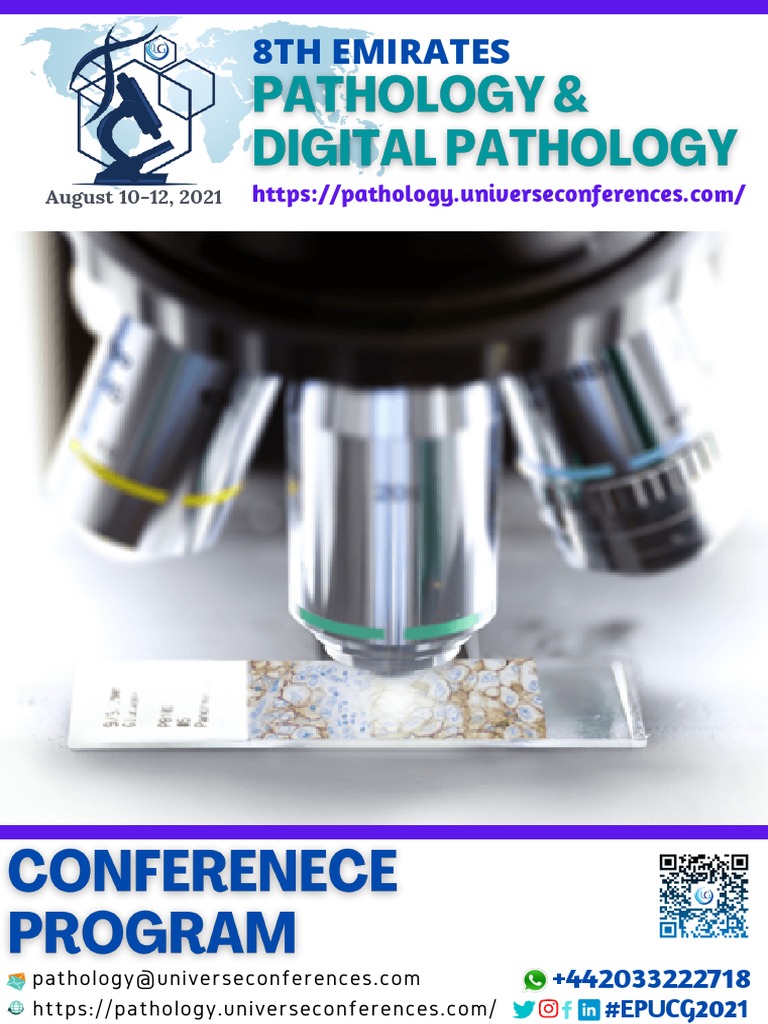 8th Emirates Pathology & Digital Pathology Conference Program - T 10-12 ...