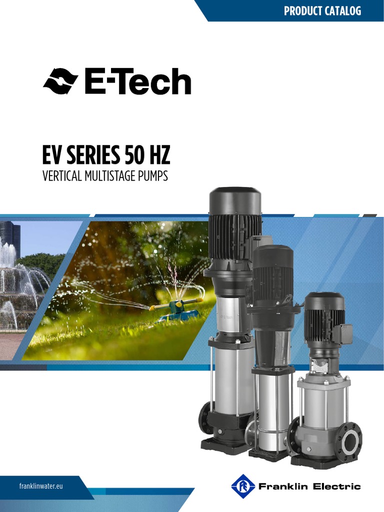 EV Etech 1 95 - 50hz | PDF | Pump | Bearing (Mechanical)