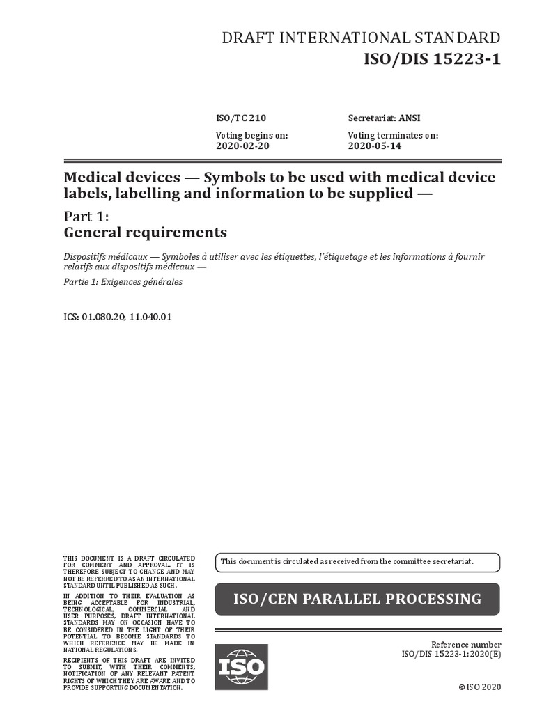 Medical-Devices: Symbols-To-Be-Used-With-Medical-Device-Labels ...