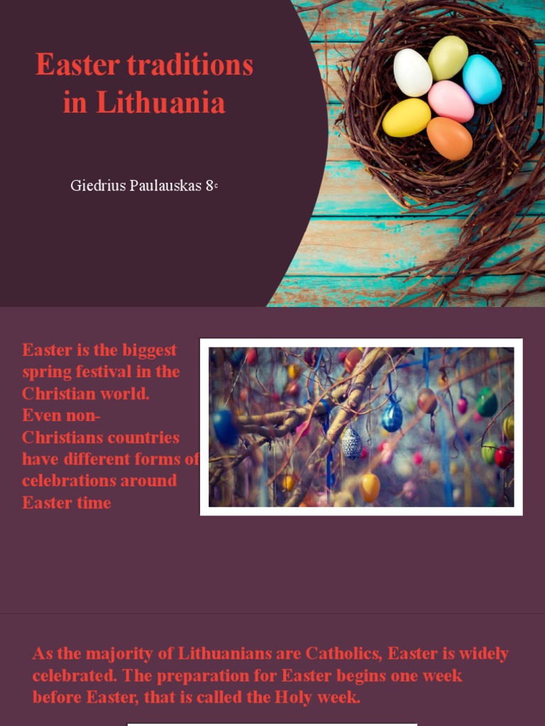 Lithuanian Easter Traditions Explained | PDF | Easter | Worship