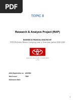 OBU RAP Topic 5: Business Performance Analysis | PDF