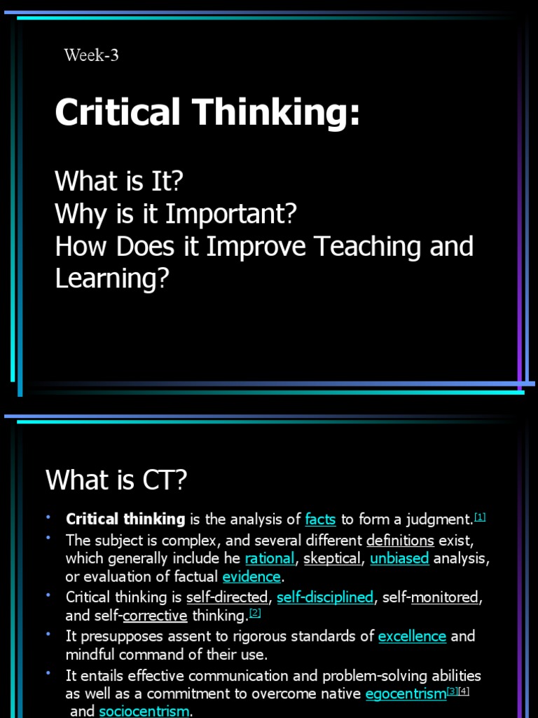 2021 3. Critical Thinking and Creativity K2 | PDF | Critical Thinking ...