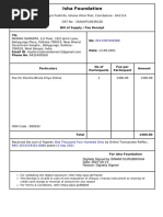 80G Receipt | PDF | Payments | Society