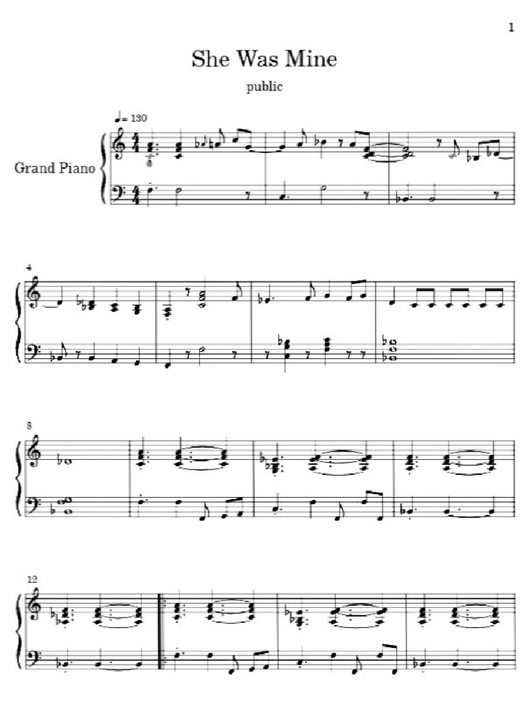 Aj Rafael - She Was Mine | PDF