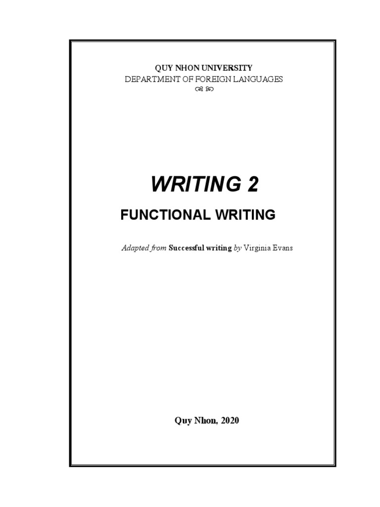 Writing 2 | PDF | Madam | Phrase