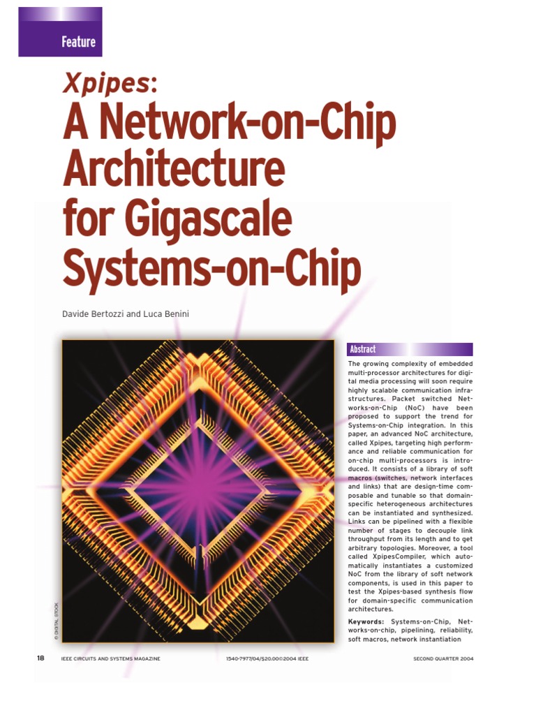 A Network-on-Chip Architecture For Gigascale Systems-on-Chip | PDF ...