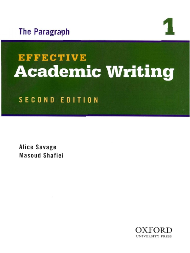 Effective Academic Writing 1 | PDF