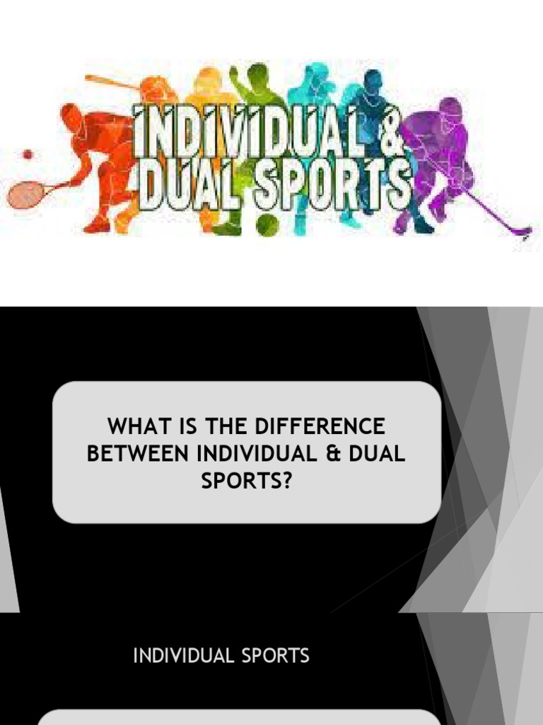 Individual and Dual Sports | PDF | Recreation | Athletic Sports