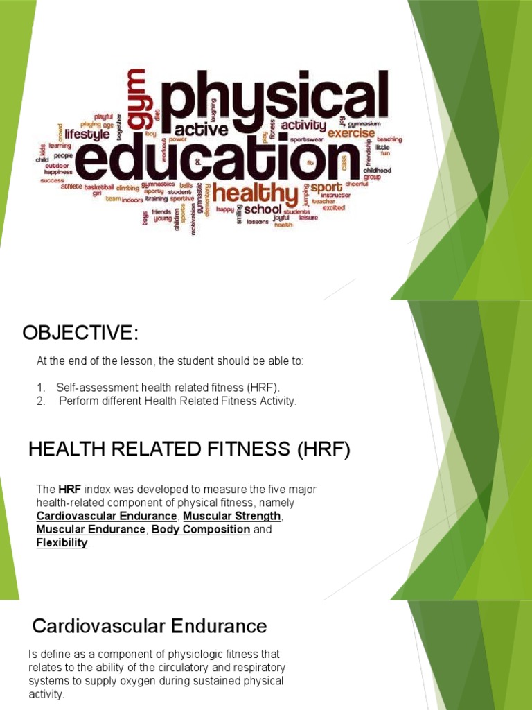 Fitness Education for Students | PDF | Flexibility (Anatomy) | Physical ...
