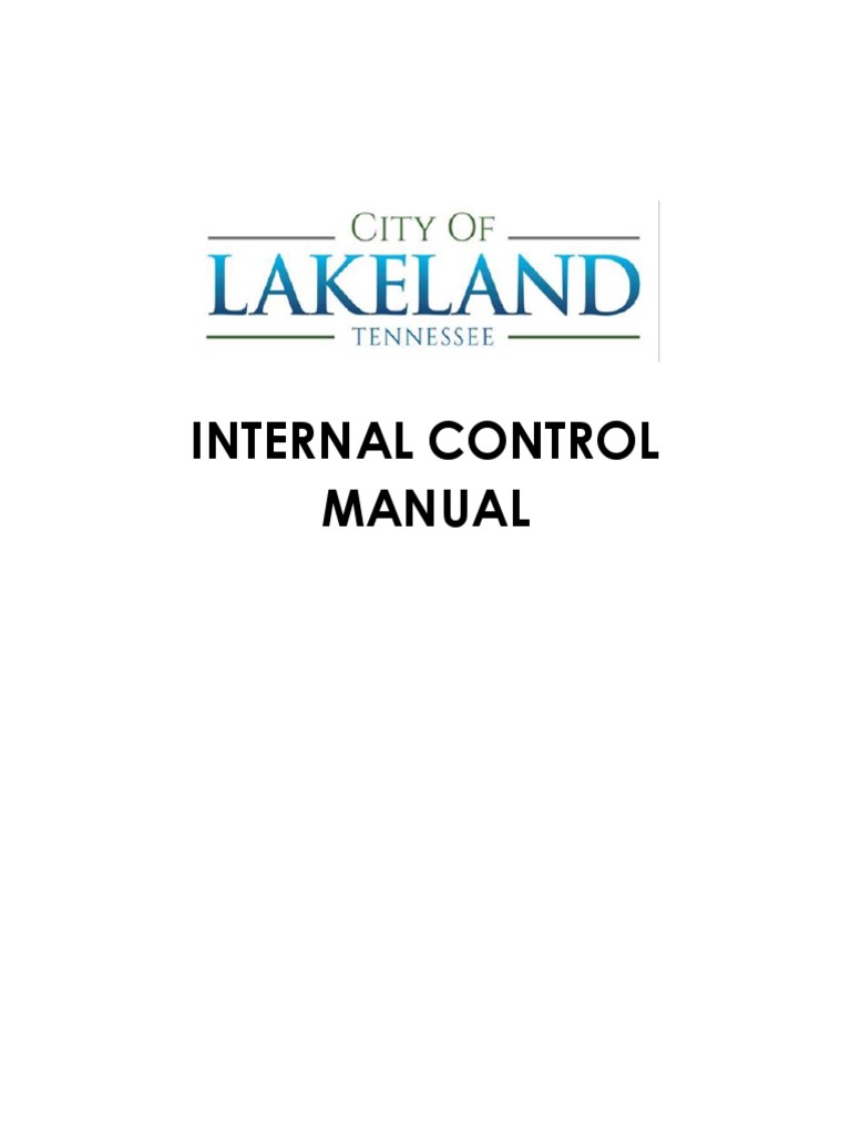Internal Control Manual 2016 | PDF | Internal Control | Regulatory ...