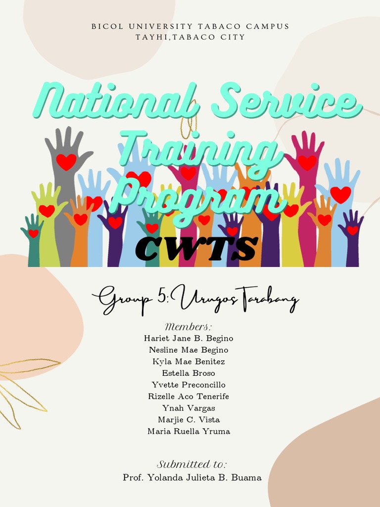 CWTS Group 5 - Learning Exercises 1 & 2 | PDF | Philippines