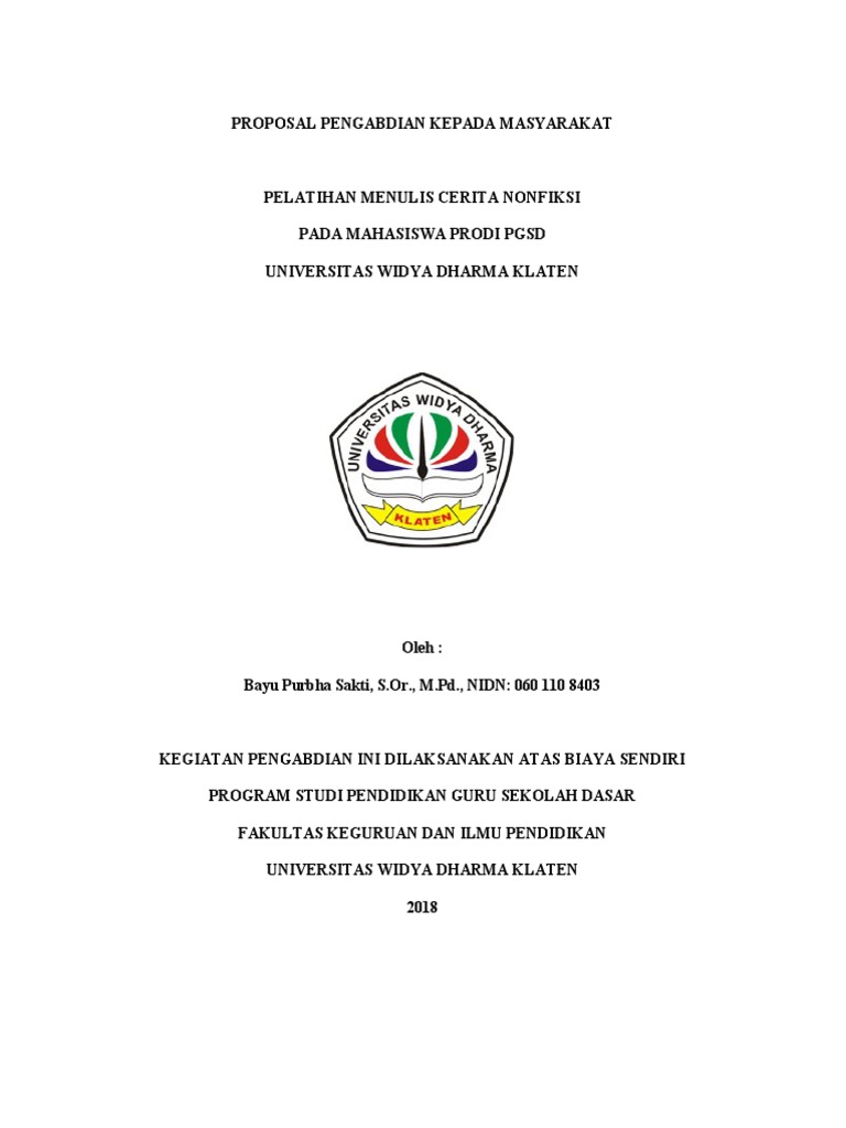 14 PROPOSAL Pengab N Scan Pengesahan Bayu 2018 | PDF