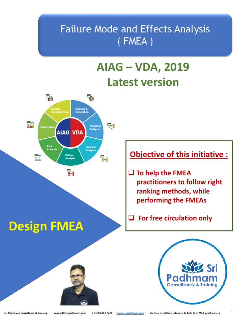 AIAG - VDA, 2019 Latest Version: Failure Mode and Effects Analysis ...