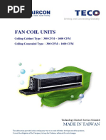 York DCP Fan Coil Unit Overview | PDF | Mechanical Fan | Hvac
