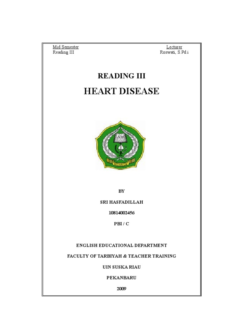 Heart Disease..reading 3 | PDF | Cardiovascular Diseases | Coronary ...