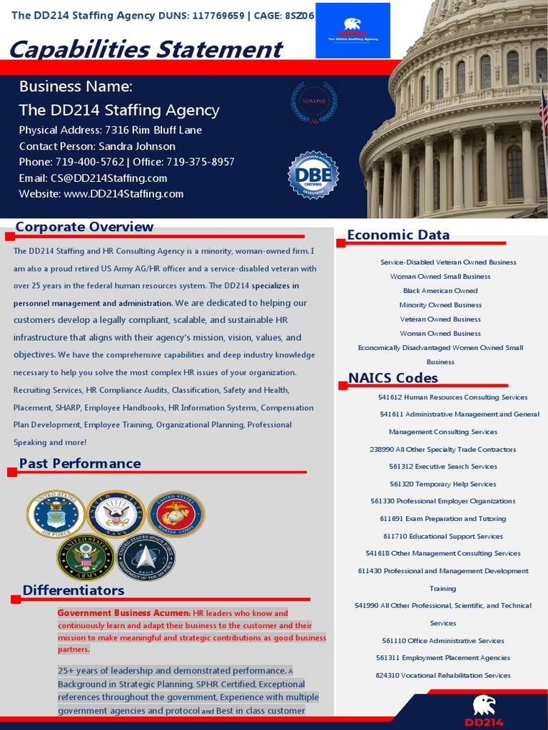 Cap Statement Example | PDF | Employment | Human Resources