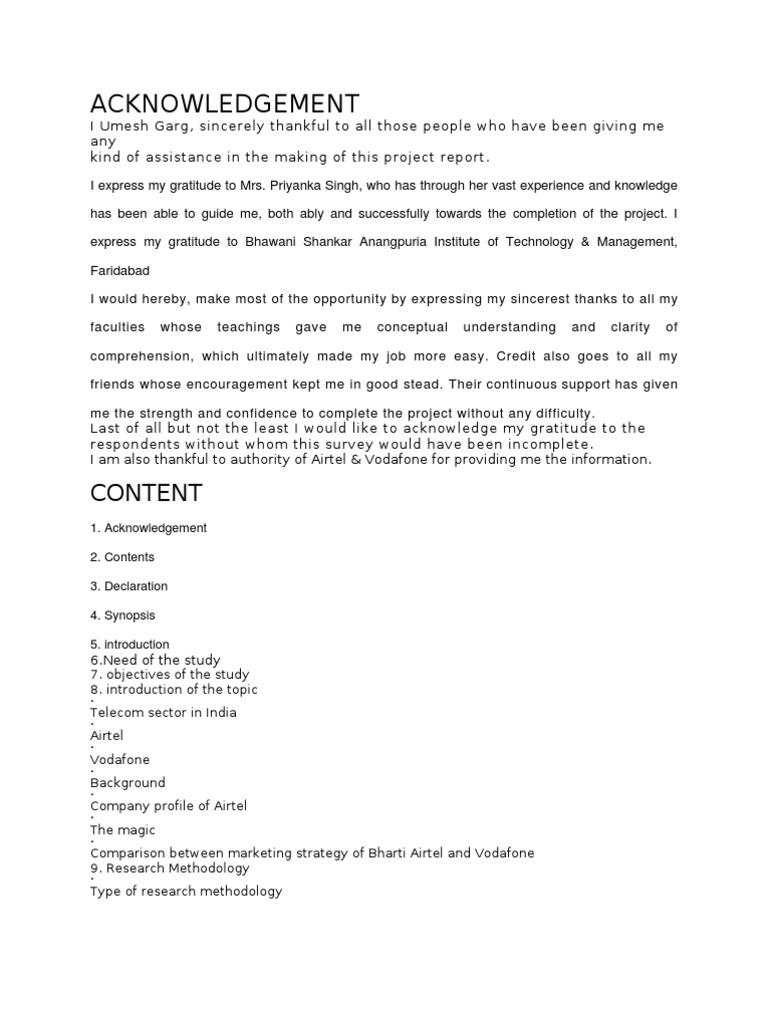 An Acknowledgement of Gratitude: Analyzing Umesh Garg's Thank You ...