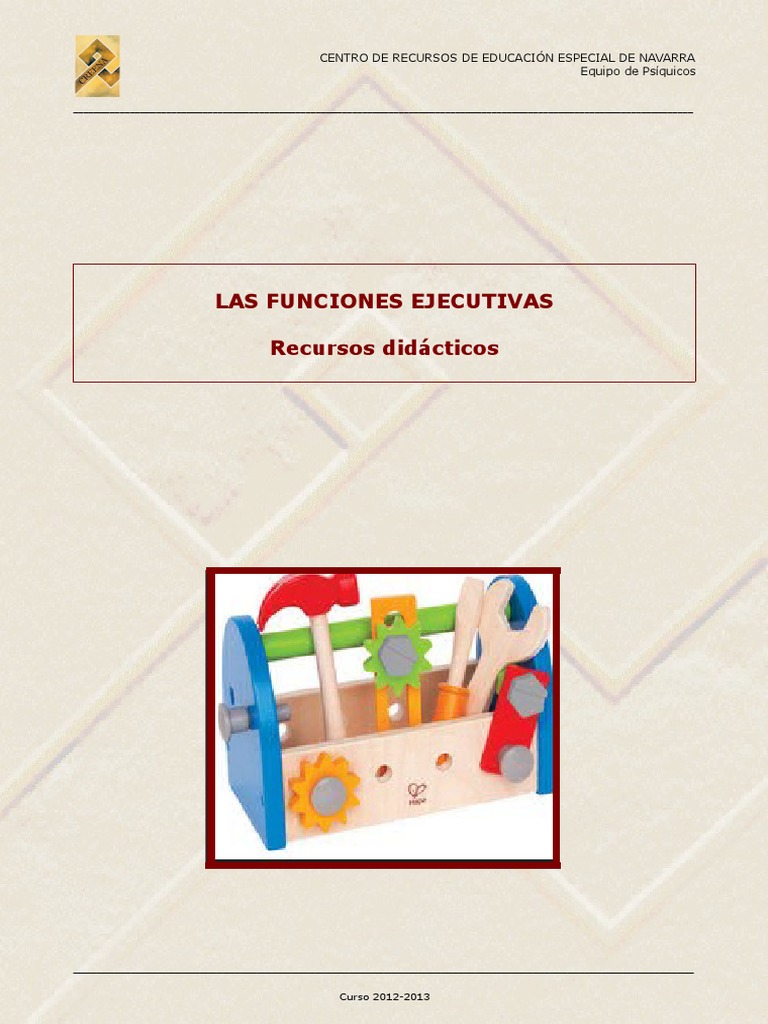 Funciones Ejecutivas Recursos Didacticos | PDF | Funciones ejecutivas ...