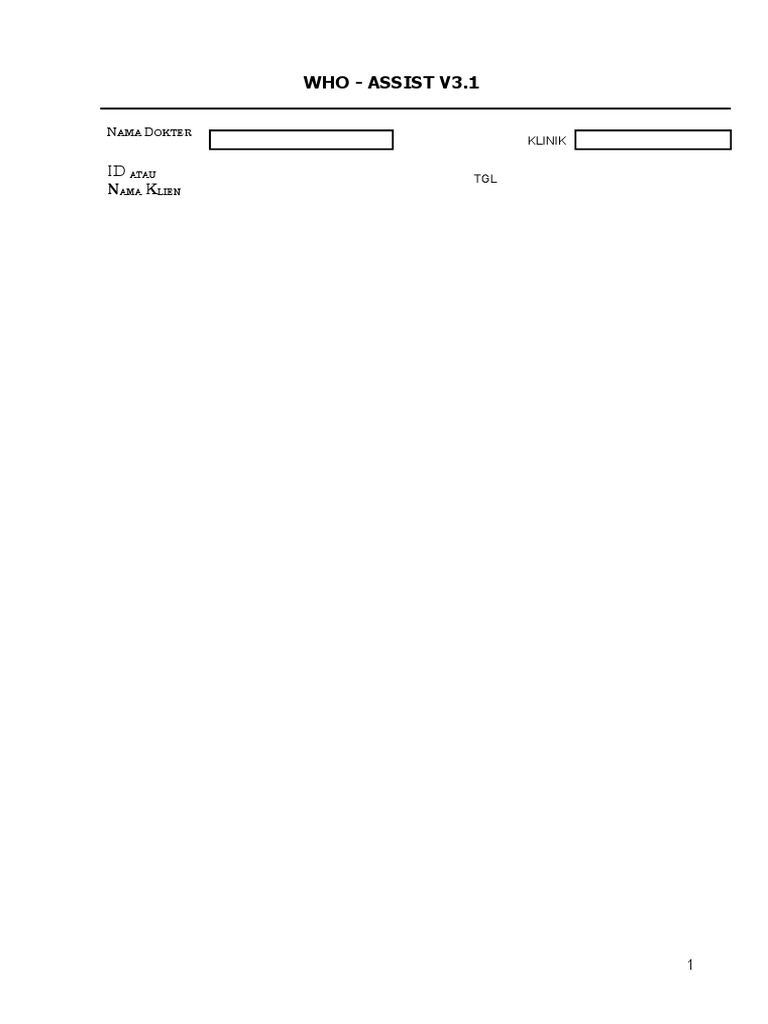 Form ASSIST v3.1 | PDF