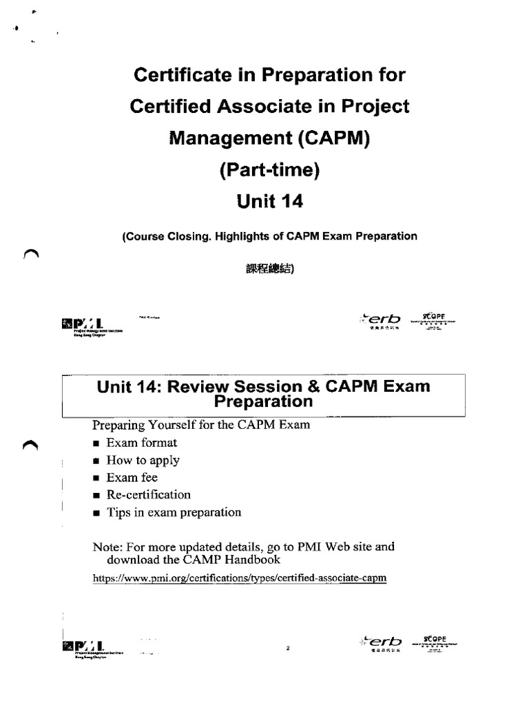 PMI CAPM Exam Prep 2020 | PDF