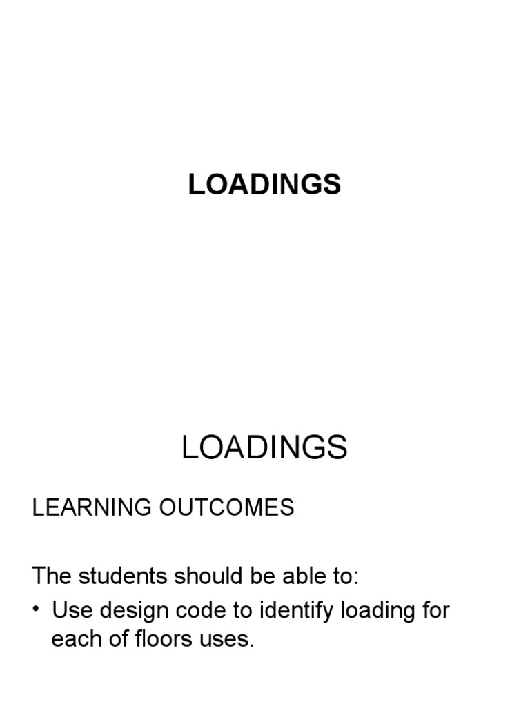 Slab Design & Loading | PDF | Civil Engineering | Building Engineering