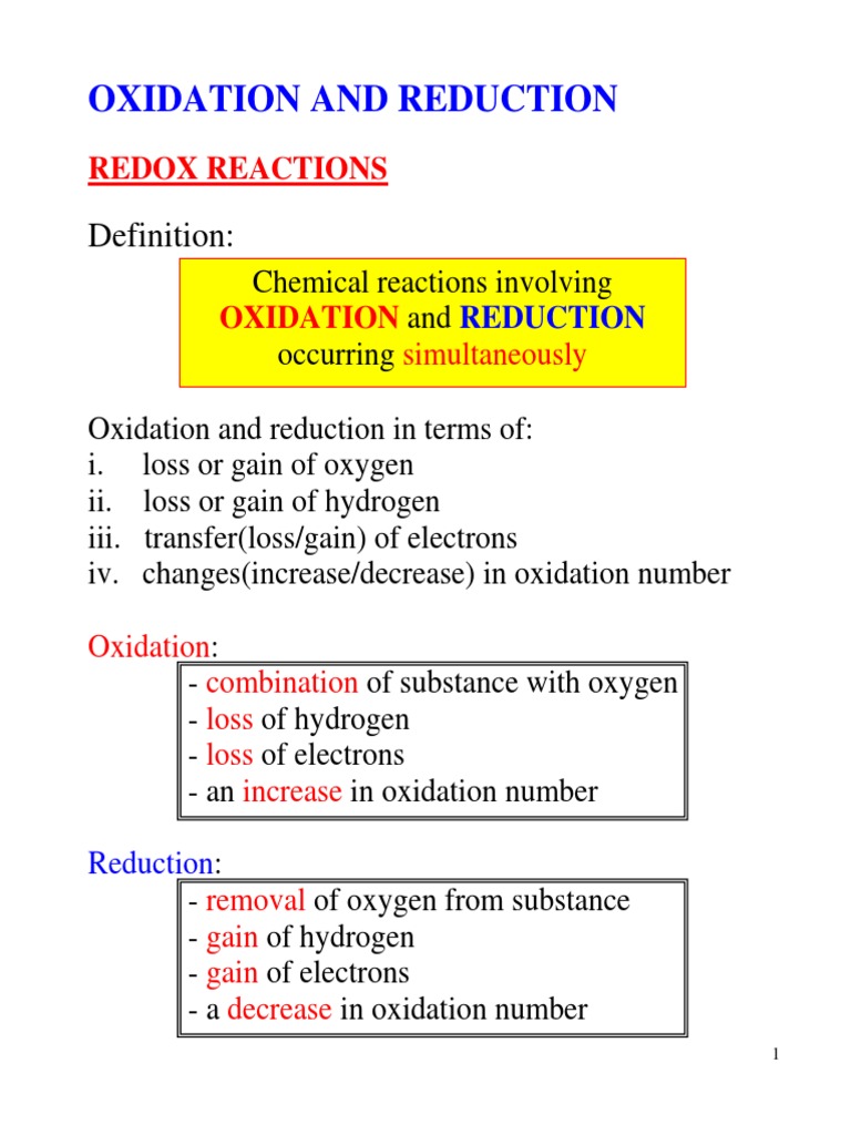 Redox | PDF | Redox | Chlorine