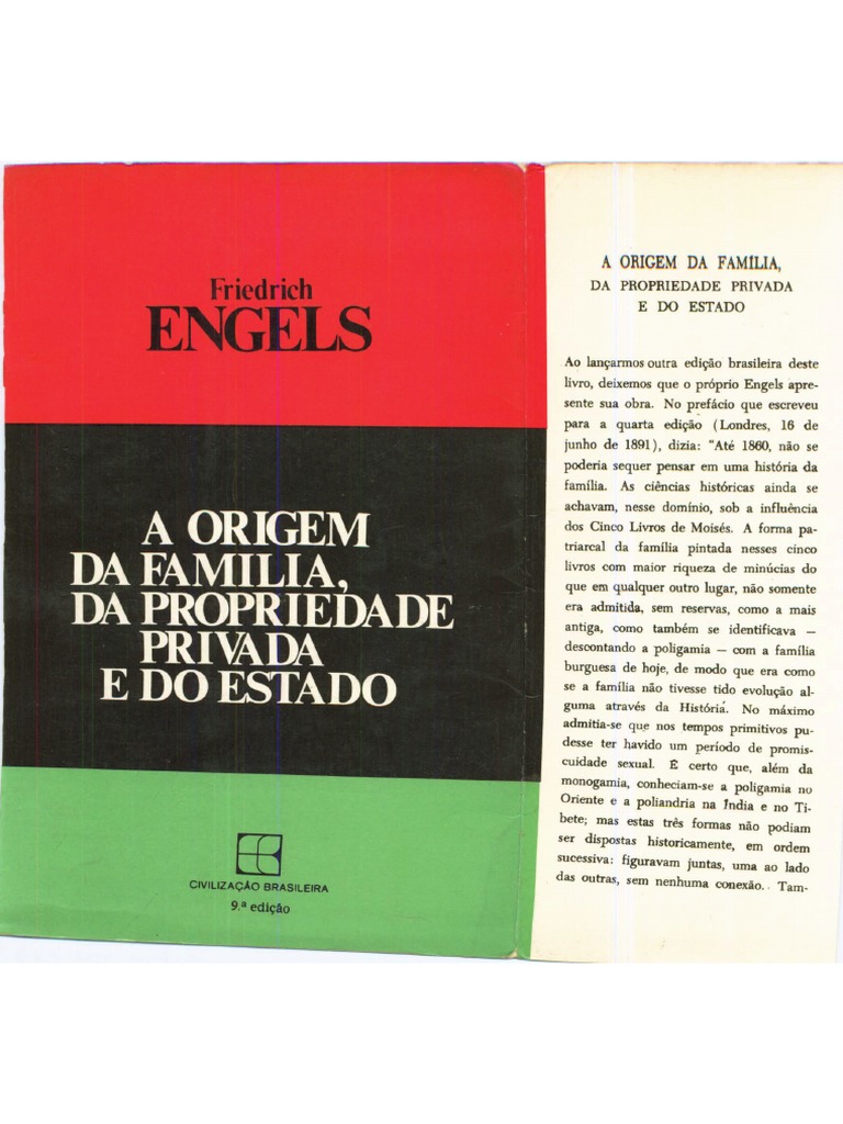 ENGELS - A Origem Da Familia | PDF