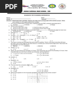 2nd Quarter Exam - Gen Math | PDF | Interest | Annuity (European)