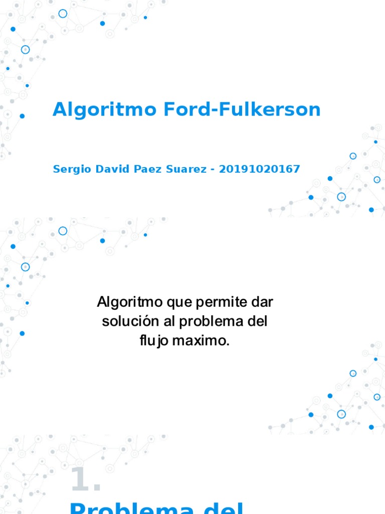 Ford Fulkerson Descargar Gratis Pdf Algoritmos Y Estructuras De