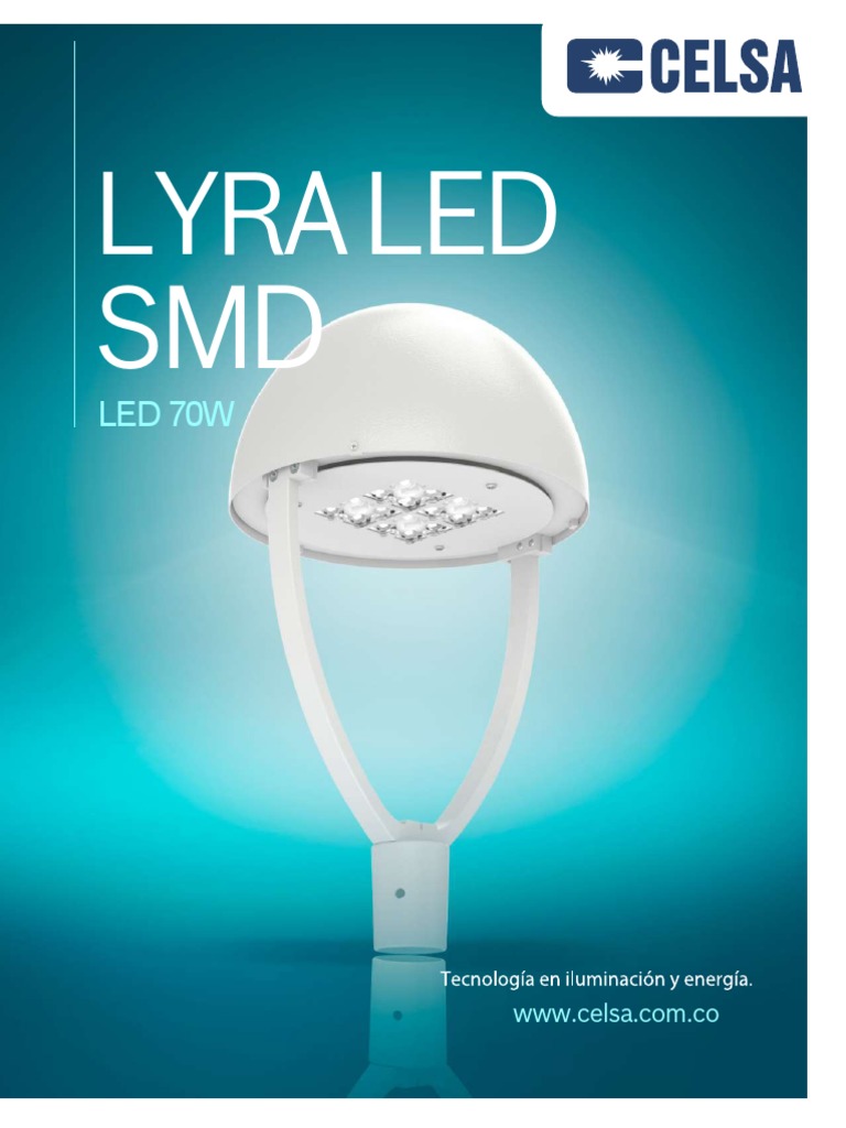 LED Lyra 70W: Iluminación eficiente y de bajo consumo | PDF | Diodo ...