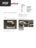 Curtis Controller Fault Codes | PDF