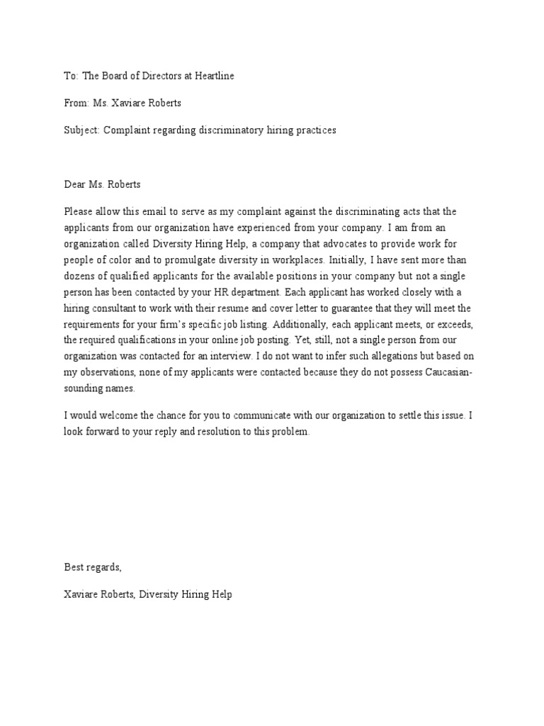 Writing Two Professional Emails To The Board of Directors at Heartline ...