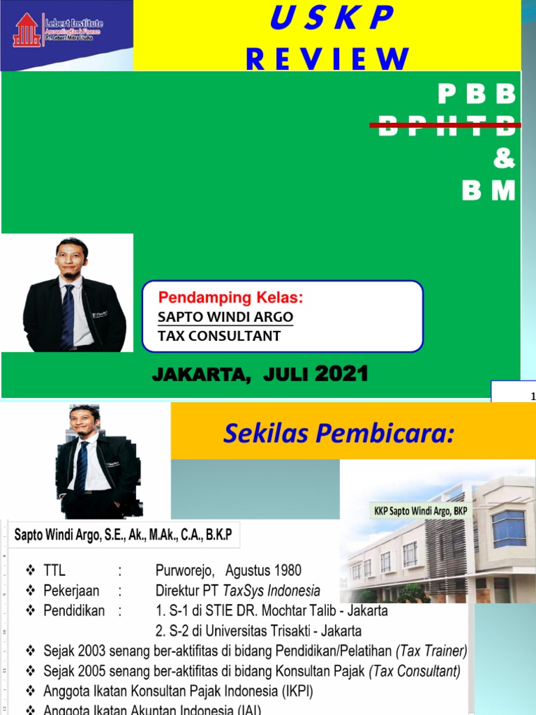 Materi PBB BM 2021 - Email | PDF | Pengelolaan Keuangan & Uang