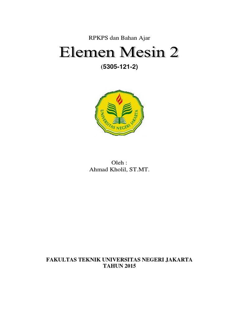 Elemen Mesin 2 | PDF