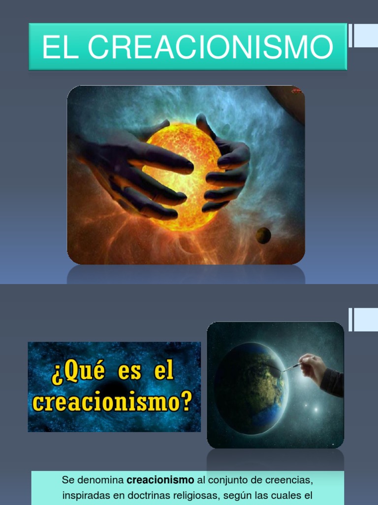 El Creacionismo | PDF | Creacionismo | Evolución