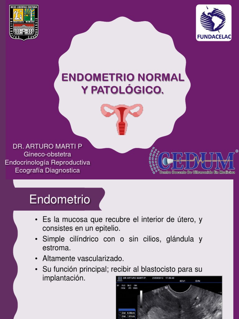 Endometrio Normal y Patologico | PDF | Vagina | Ciclo menstrual
