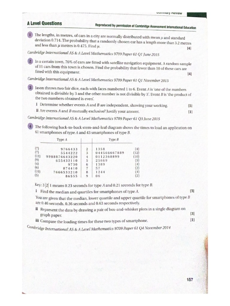 A Level Questions | PDF