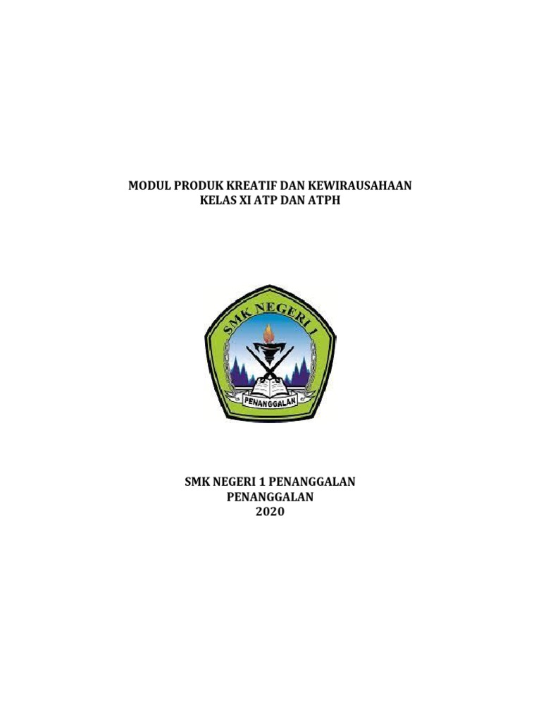 Modul Produk Kreatif Dan Kewirausahaan KELAS XI ATP Dan ATPH | PDF
