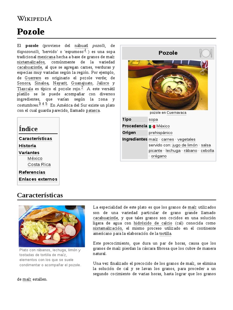 Pozole | PDF | Alimentos | Cocina